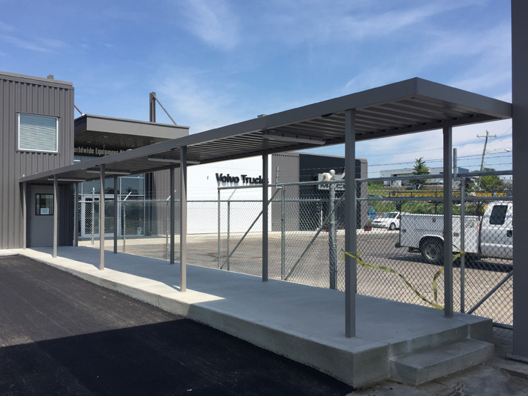 Flat Metal Walkway Covers